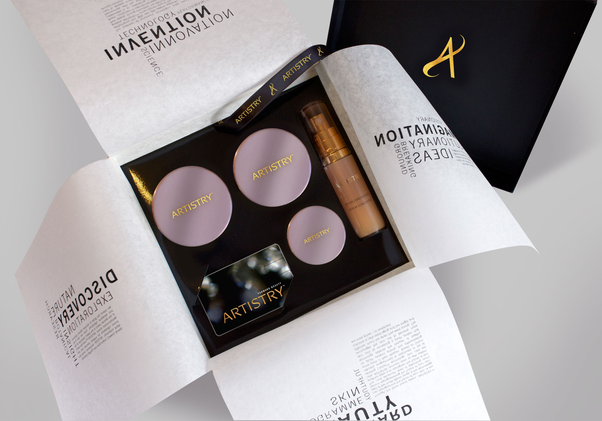 Portfolio | Press Kit Design for Luxury Cosmetics | SO