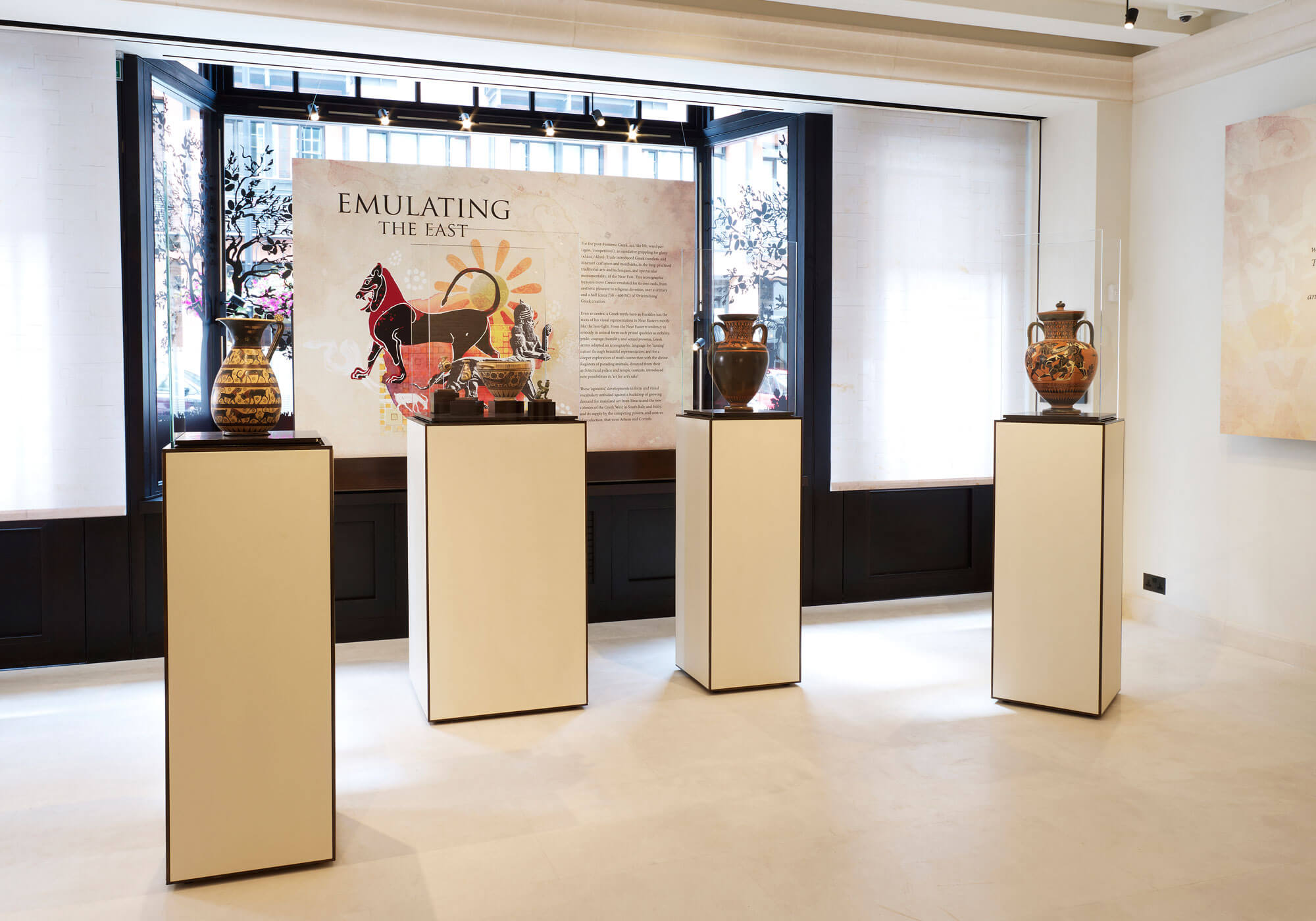 Luxury event branding for an exclusive antiquities exhibition